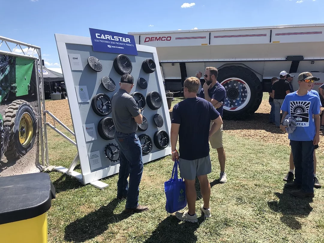 Titan's Carlstar Semi-Pneumatic Tires and Wheels for No-Till Planters
